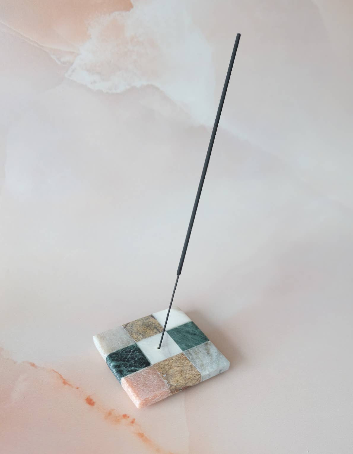 Marble Checks Incense Holder – Luxe On Rush